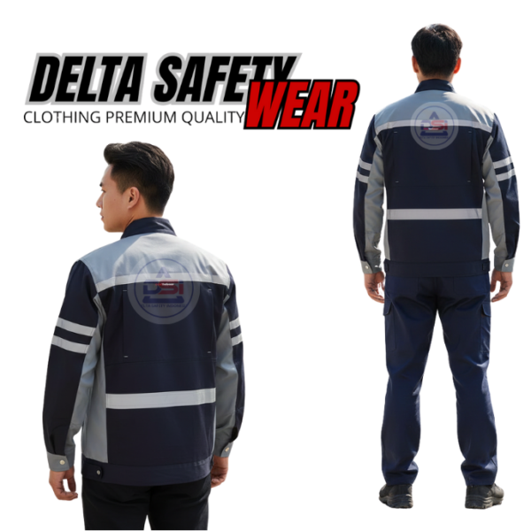 Jaket Safety Tambang Delta Safety Wear | Delta Safety Indonesia